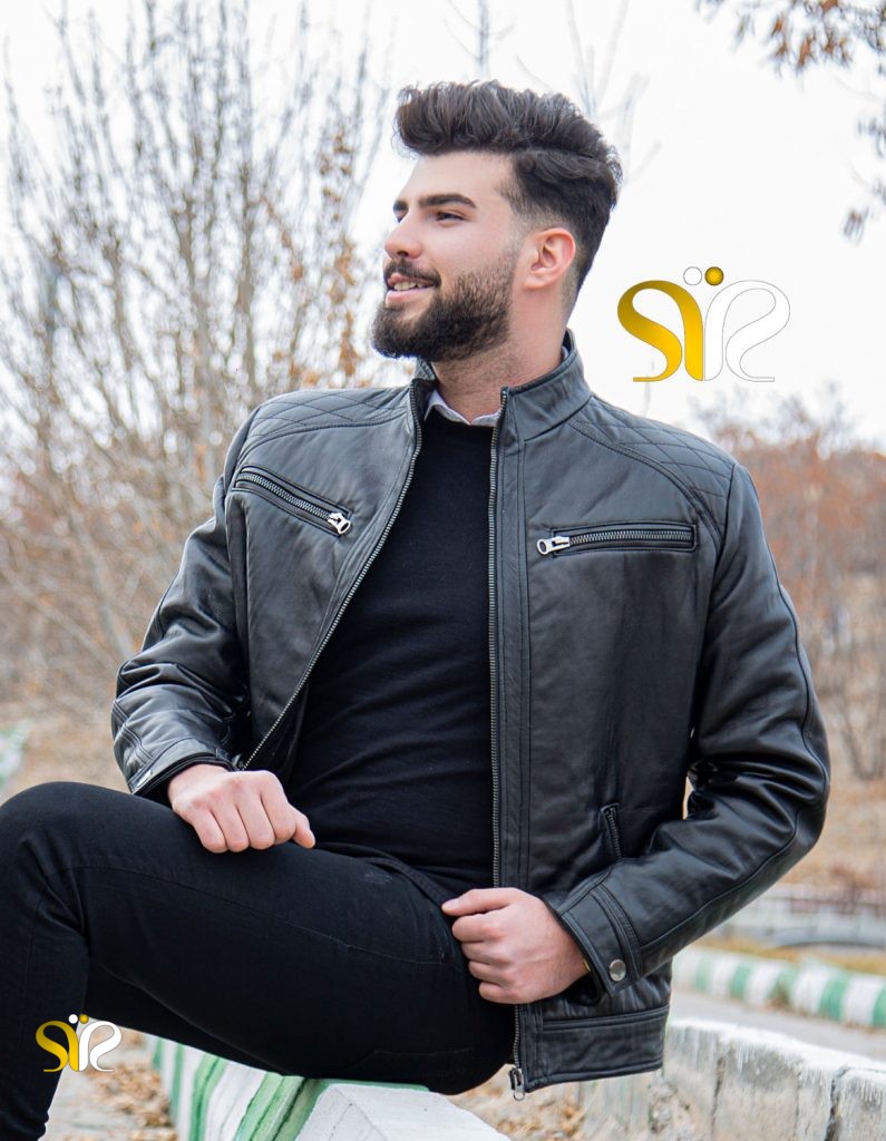 کاپشن چرم مردانه چرم سی سی